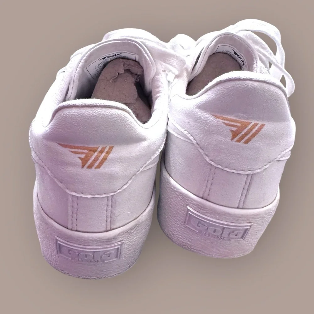 Gola | Shoes | Gola Womens Orchid Platform White Canvas Sneaker Size 7 ...